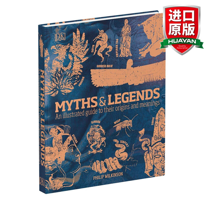 英文原版 DK百科全书系列 神话与传说 Myths & Legends 历史传说图解指南 精装全彩 全英文版
