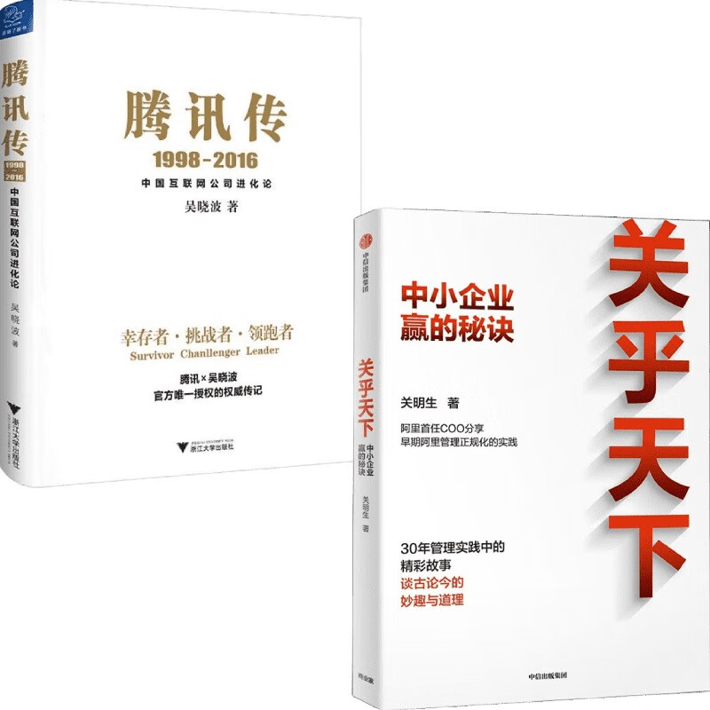 【可选】关乎天下 腾讯传 吴晓波 著 管理 2册