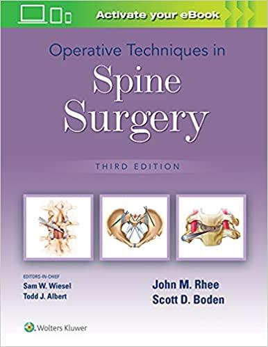 LWW出版社 Operative Techniques in Spine Surgery