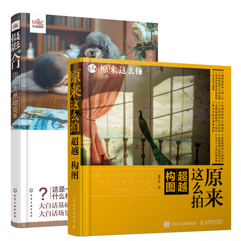 包邮 原来这么拍 超越构图 张千里+摄影入门：拍出美照超简单书籍