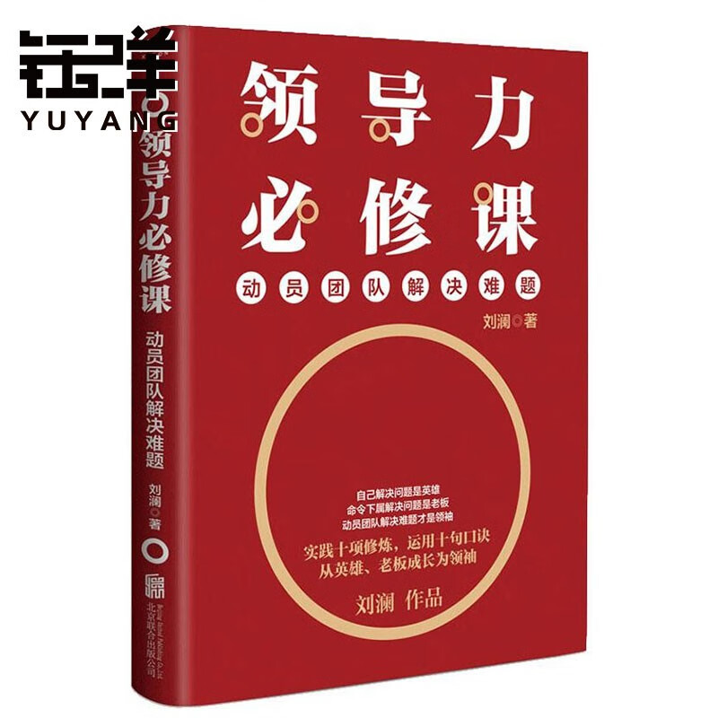 售价高于定价 领导力必修课:动员团队解决难题 刘澜著 企业领导力法则钰洋