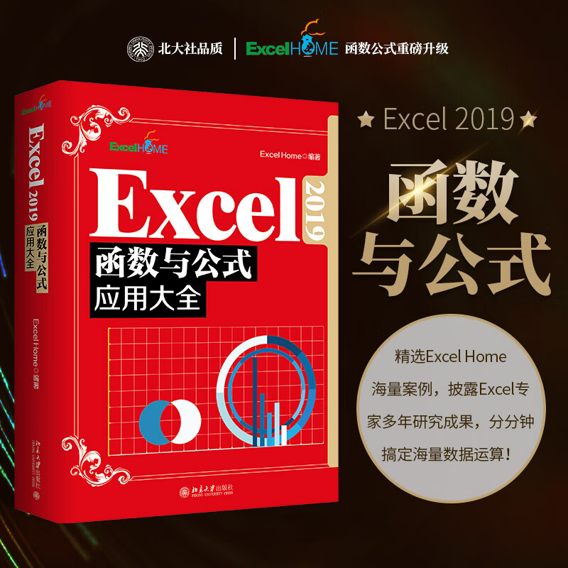 Excel2019函数与公式应用大全 Excel Home 编 书籍