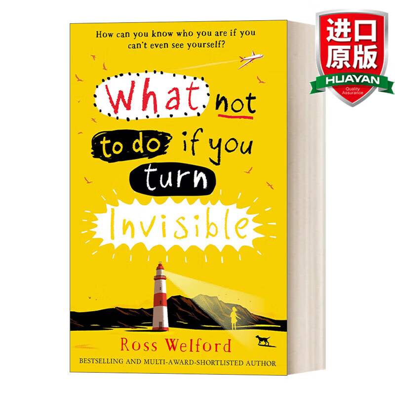 What Not to Do If You Turn Invisible 英文原版 隐身了不能做的事 青少年小说Ross Welford 英文版 进口英语原版书籍