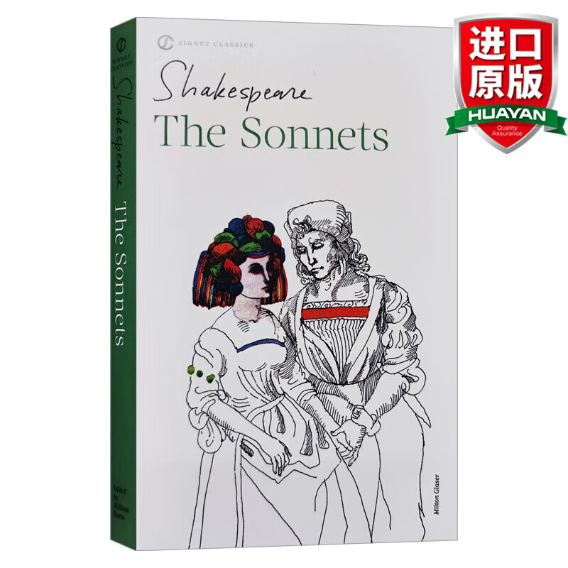 英文原版 莎士比亚十四行诗 The Sonnets 全英文版