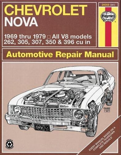 Chevrolet Nova (1969-1979) V8 Haynes Repair Manual (USA)