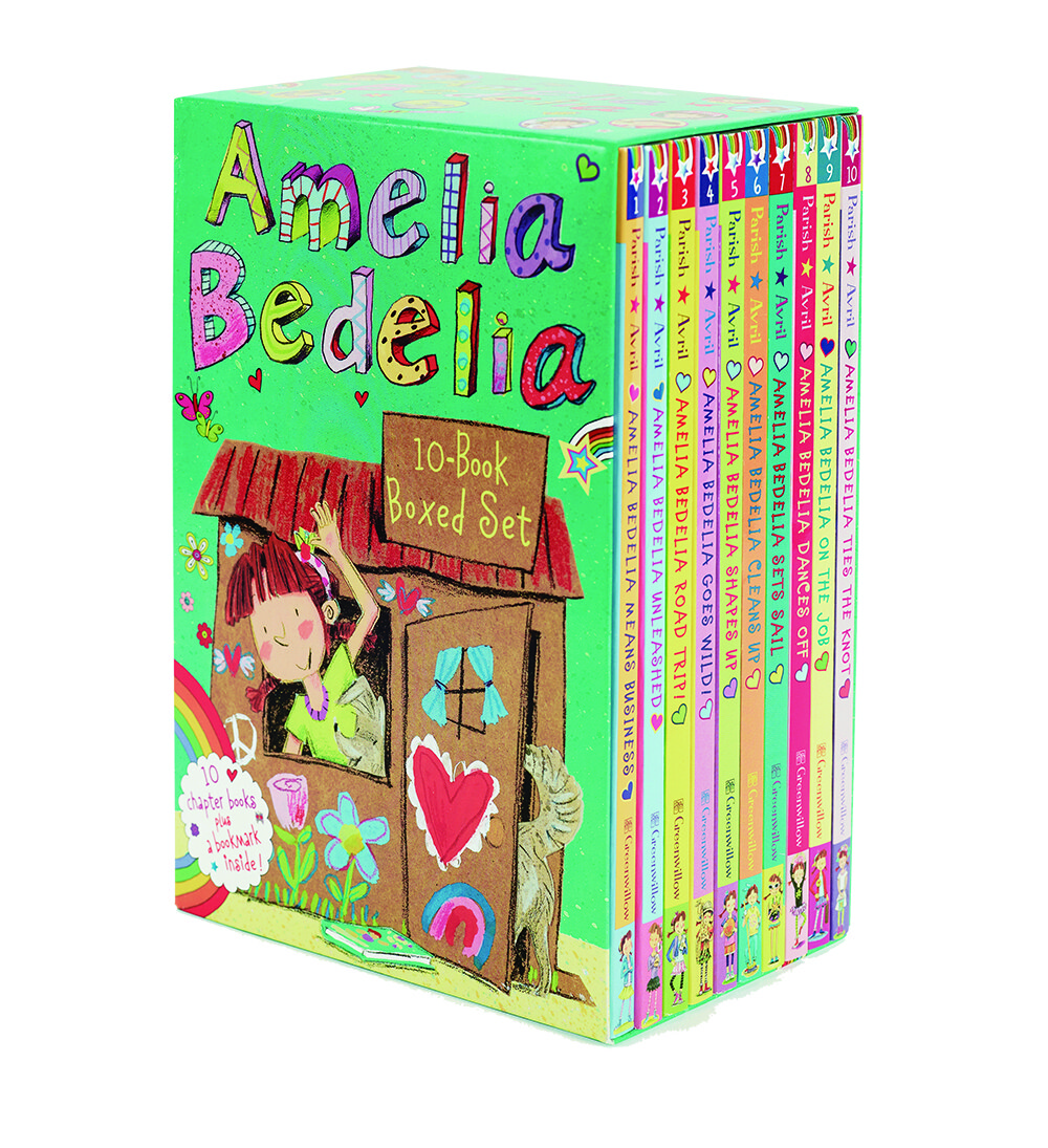 英语读物 原版进口 课外阅读 艾米莉10册套装 Amelia Bedelia 美国小学推荐读物 校园章节桥梁书