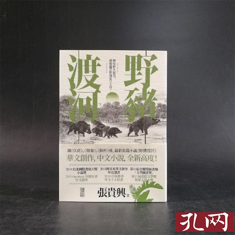 野豬渡河 台湾联经版 张贵兴 港台原版