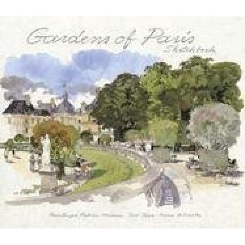 现货 巴黎花园写生 Gardens of Paris Sketchbook