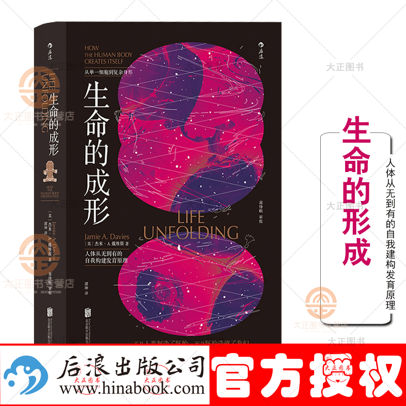 生命的成形 人体从无到有的自我构建发育原理 生命科学也是复杂性科学 人类胚胎发育过程干细胞组织工程生