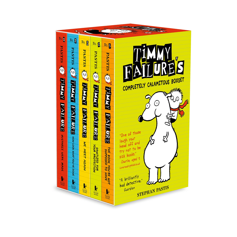 英文原版 ?逭焯教崦追盐? Timmy Failure Slipcase (Books 1-5)