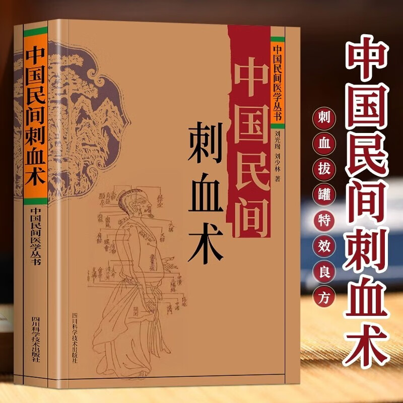 中国民间刺血术 中国民间灸法绝技 中医基础理论入门书人体经络穴位刺血疗法 中医常见病针灸艾灸技法教程中医养生书籍 单本】中国民间刺血术