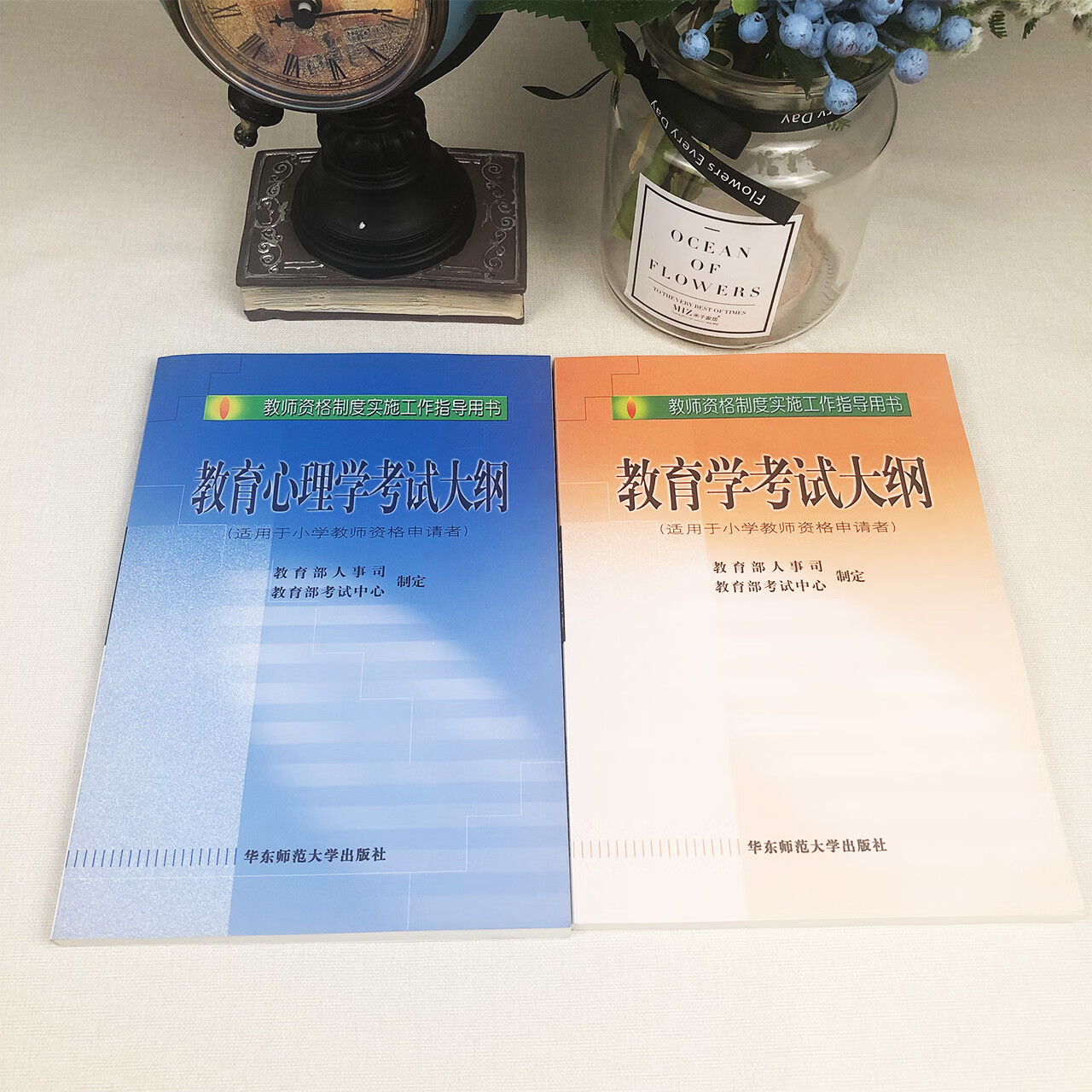 【速发】教育学考试大纲小学适用  教育心理学考试大纲小学适用  教师资格考试用书 套装共2册  华东师范大学