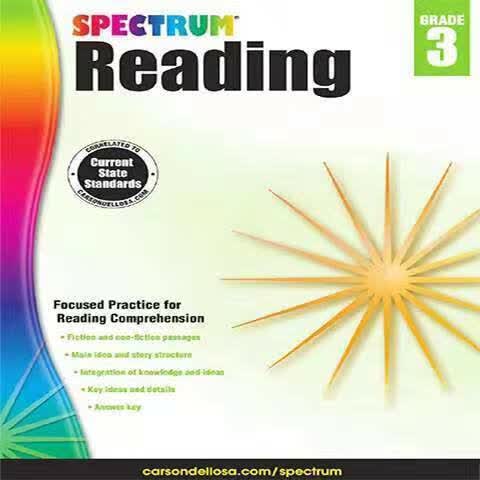 练习册Spectrum Science Workbook Grade 3/4/5/6/7/8 G3