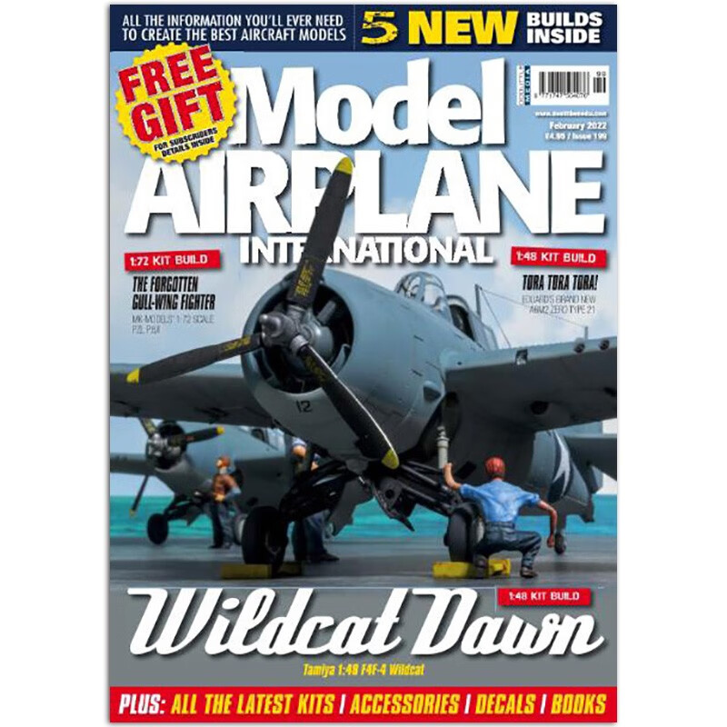 【单期可选】Model Airplane International 2021年月刊 英国飞机模型制 2022年2月刊