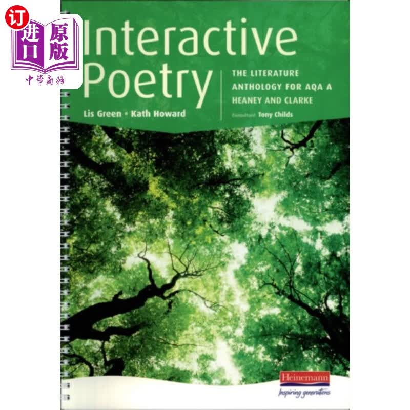 海外直订Interactive Poetry 11-14 Student book 互动诗歌11-14学生书
