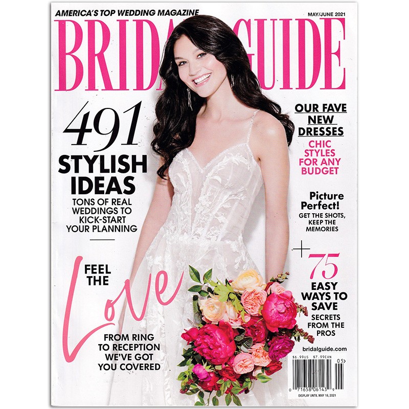 【单期可选】Bridal Guide 2023/21/22年月刊 婚礼指南 美国婚礼婚纱设计杂志 2021年5/6月合刊