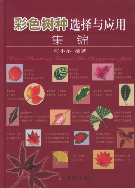 彩色树种选择与应用集锦 何小弟 编著【书】