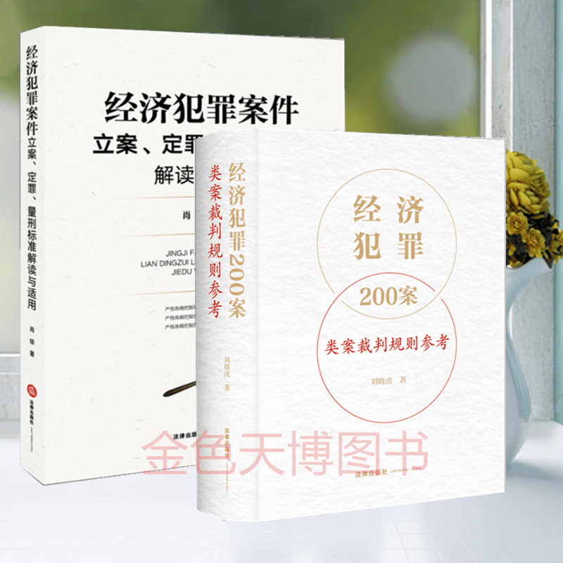 2册经济犯罪200案类案裁判规则参考+经济犯罪案件立案 定罪 量刑标准解读与适用