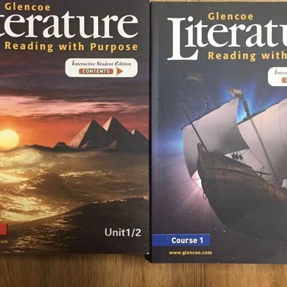 加州16册Glencoe LiteratureReadingWithPurposeCourse
