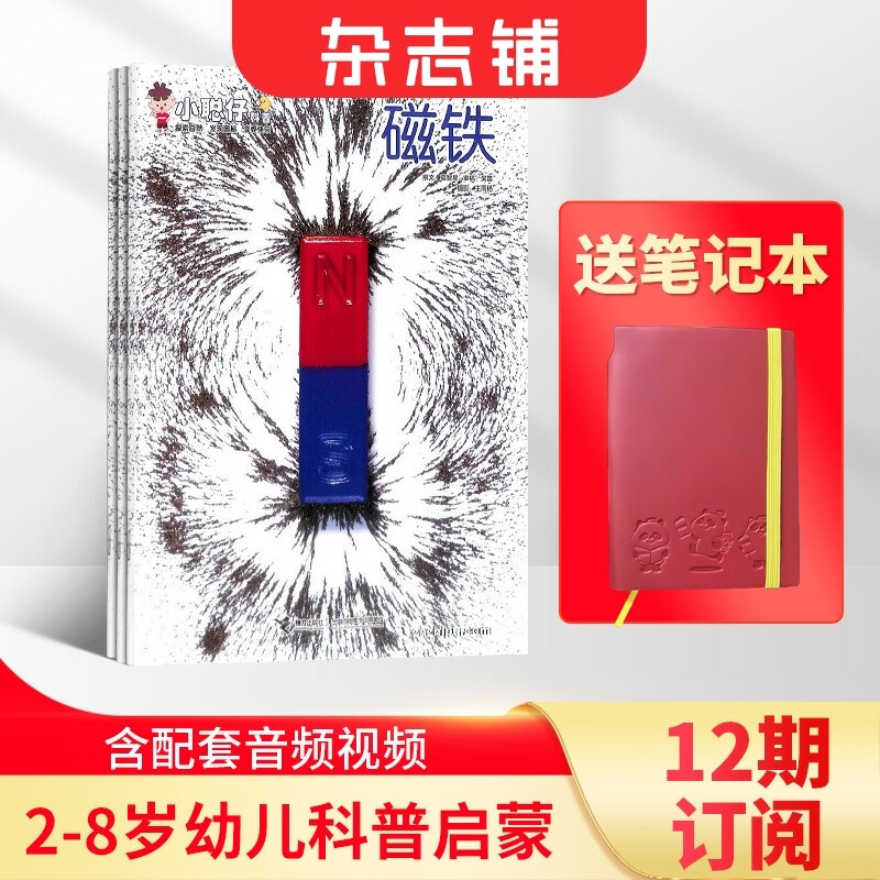【送礼】小聪仔自然科普版杂志2023年7月起订1年共12期杂志铺少儿科普智力开发拓宽知识面科学探秘儿