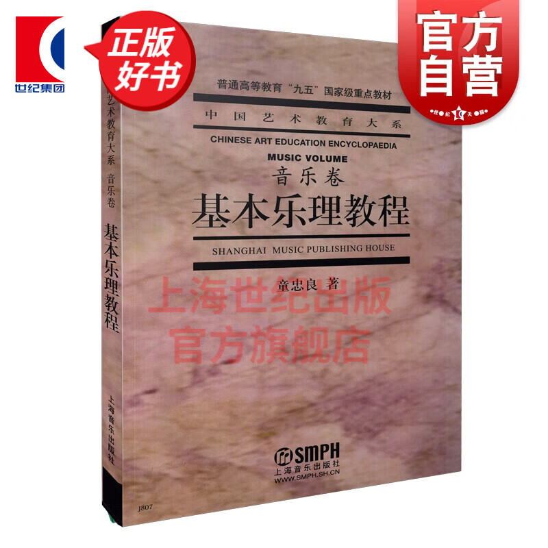 基本乐理教程 音乐卷 童忠良 中国艺术教育大系 高考艺考乐理书 音乐理论基础实用教程书 基本乐理通用