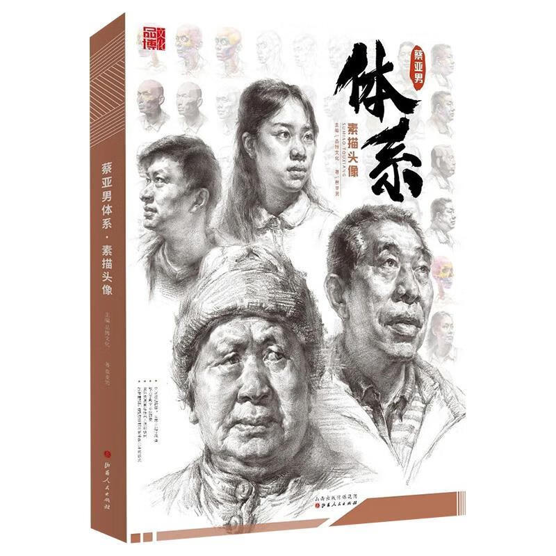 蔡亚男体系素描头像
