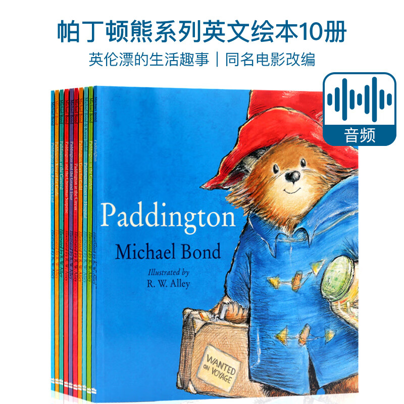 Paddington Bear Collection 帕丁顿熊英文原版绘本10册 英伦漂的生活趣事 4岁以上儿童少儿英语