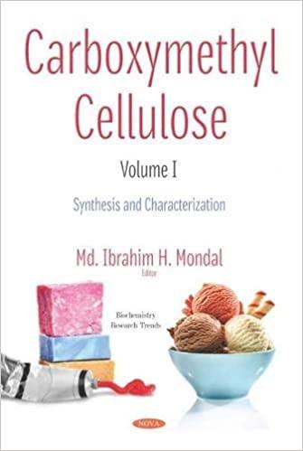 Carboxymethyl Cellulose. Volume I: Synthesis and