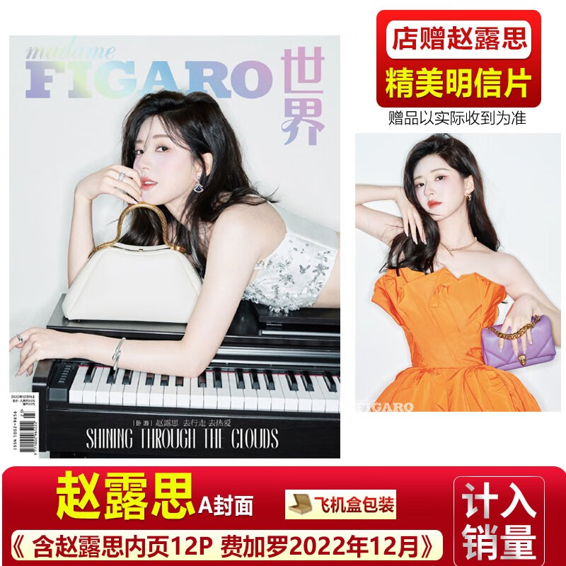 TIMES时代影视杂志完整版纪念册2023年总第701期 《偷偷藏不住》段嘉许 桑稚/赵露思&陈哲远写真集/费加罗世界2022年12月/芭莎珠宝 费加罗22年12月 赵露思A封面