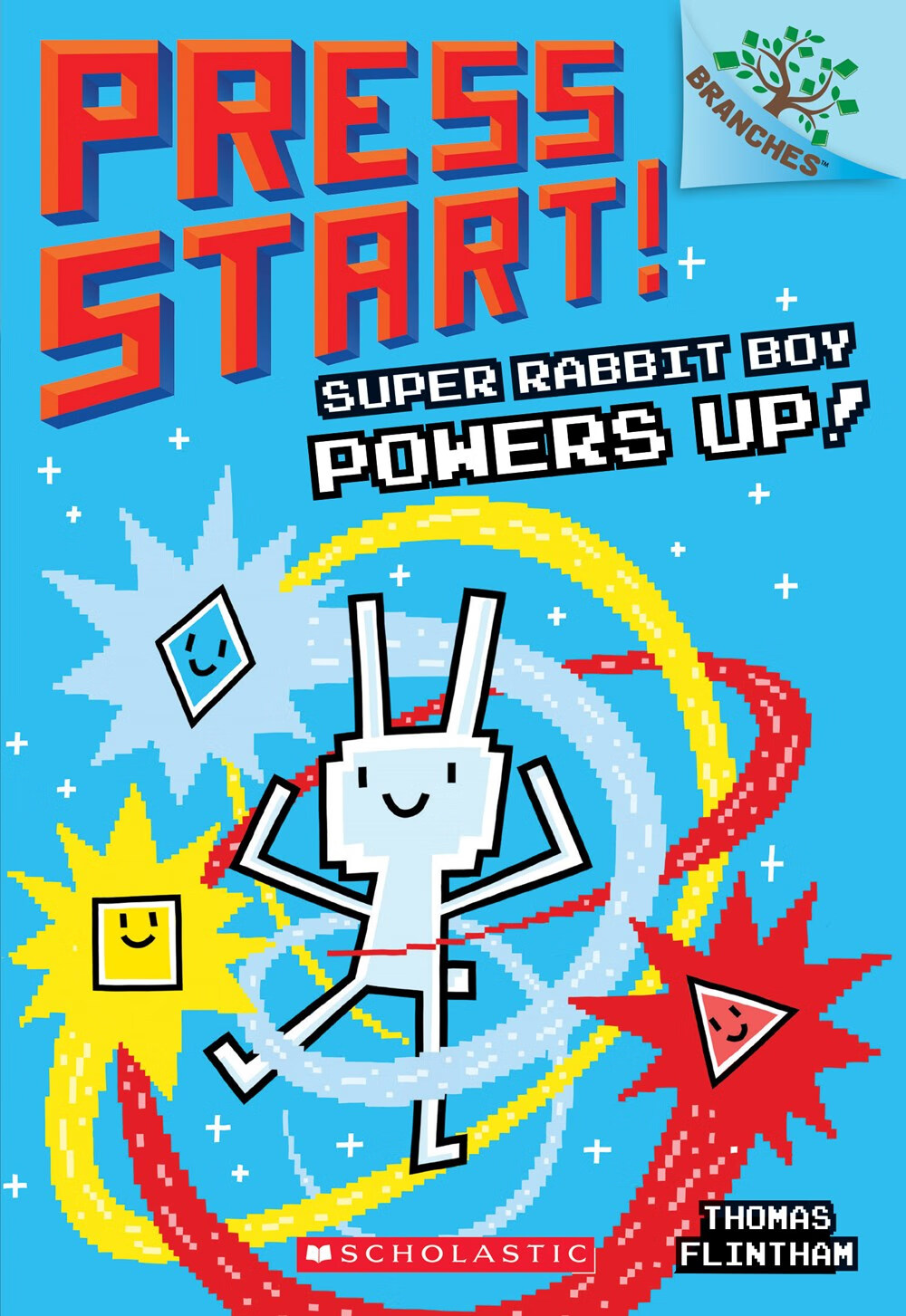 按开始2：兔子男孩超能力 学乐章节书大树系列进口故事书 Press Start! #2:Super Rabbit Boy Powers Up!