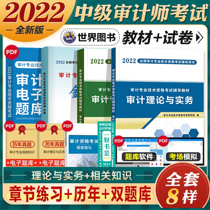 中级审计师教材2023 金考模拟试卷 审计理论与实务+审计相关专业知识 3本套