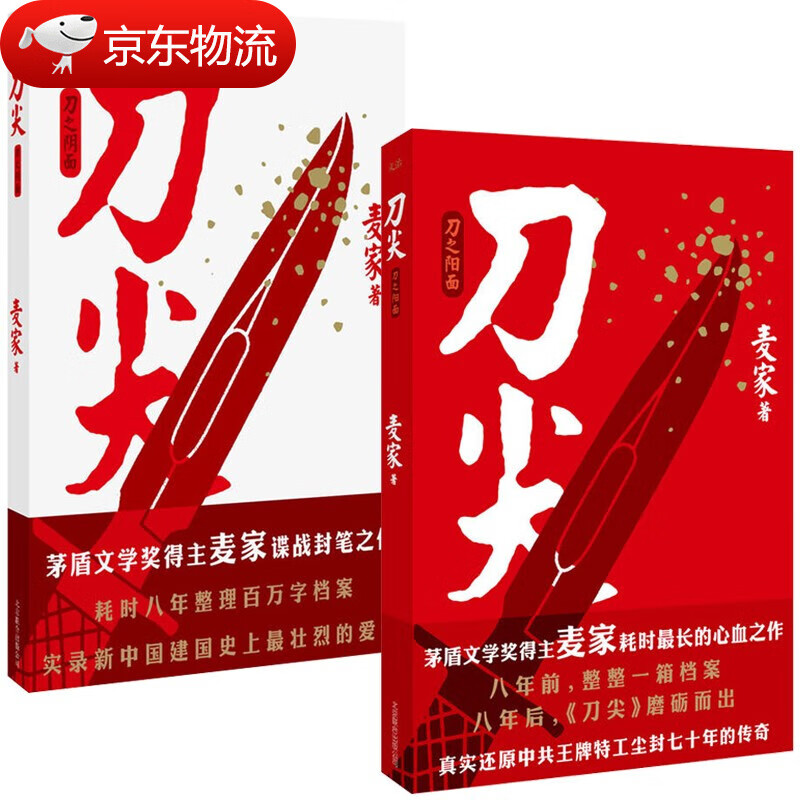 刀尖全2册麦家作品军事小说书籍谍战历史书 刀尖全2册