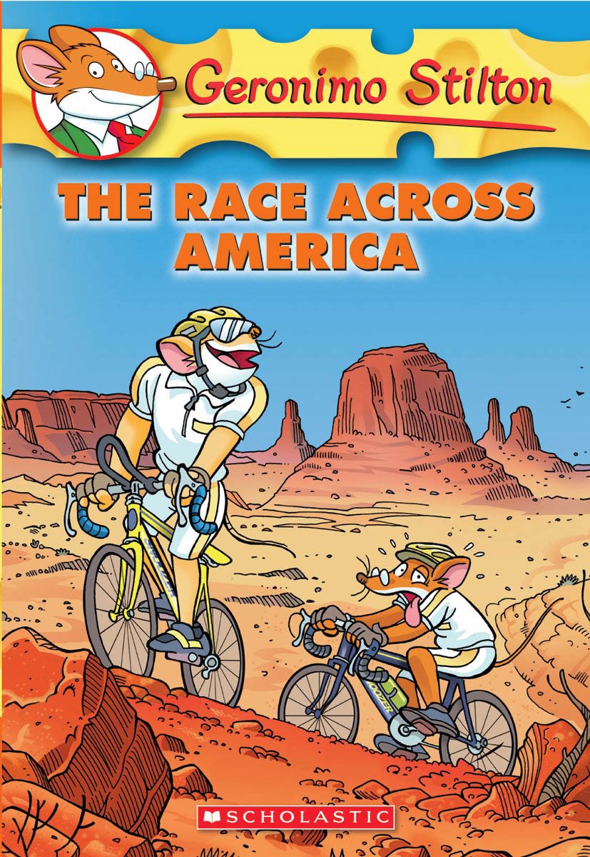 Geronimo Stilton #37: The Race across America 老鼠记者37：穿越美国 英文原版 进口故事书