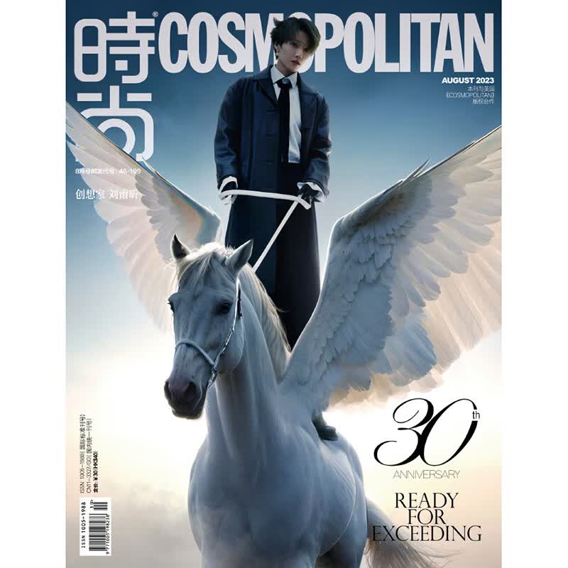 时尚伊人杂志8/7/6月刘雨昕/王子文/高圆圆/贾静雯/刘亦菲/封面 时尚伊人COSMO杂志2023年七月A/B封面【计入销量 】 时尚2023年8月刘雨昕A封面