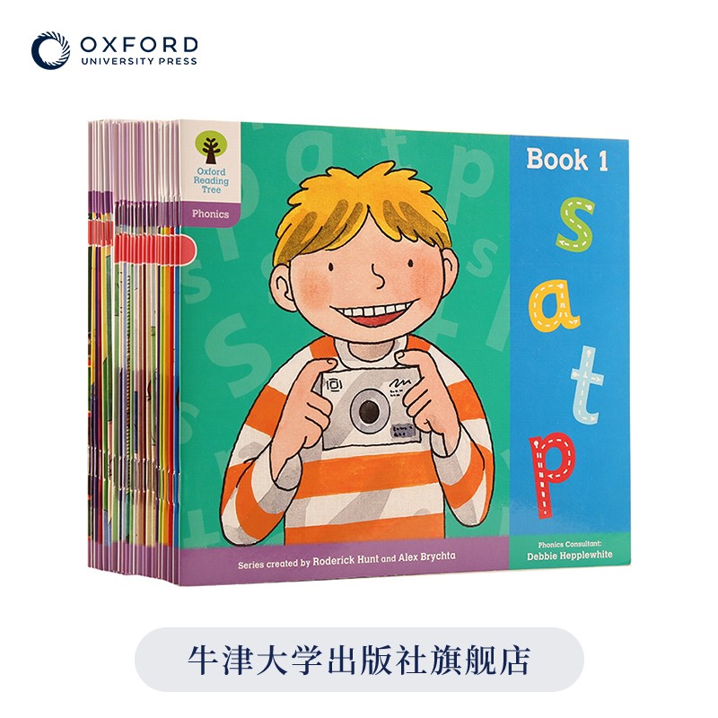 牛津树点读版 牛津树校园版 L1-9阶 幼儿英语启蒙 自然拼读学习 Oxford Reading Tree 适合 3-12岁 牛津树分级阅读 牛津树学校版 送原版音频 仅支持毛毛虫点读 点读笔需另购