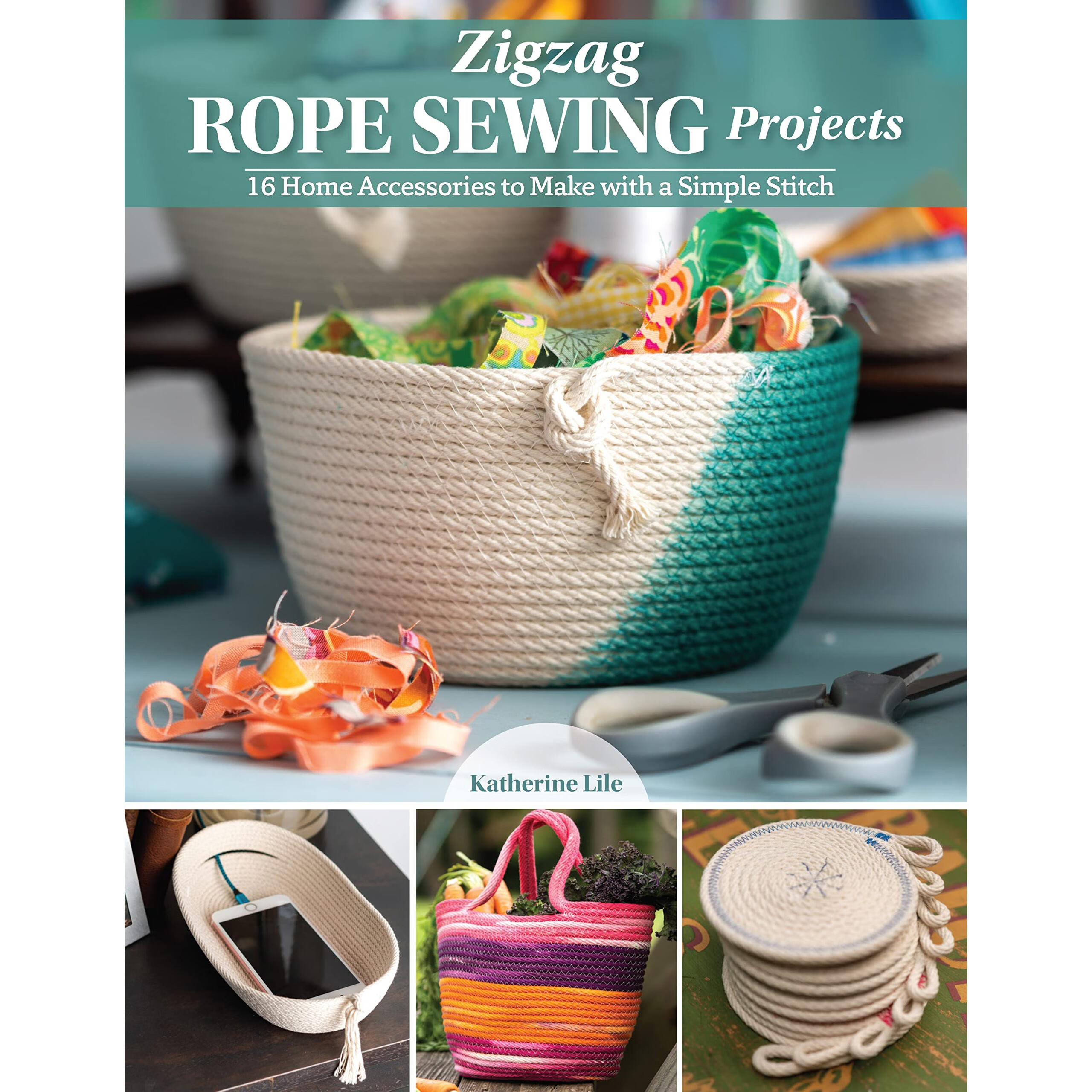 现货 Zigzag Rope Sewing Projects 手工制作家居饰品和袋子书