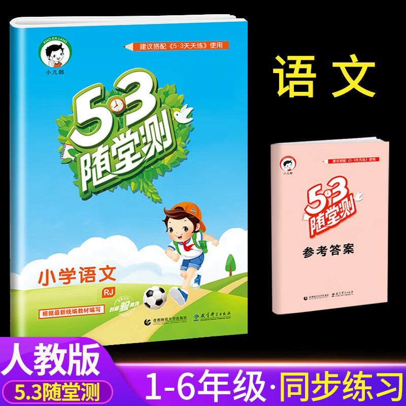2023新版53随堂测一年级二年级三四五六年级下册数学同步训练人教版练习册小学生5+3北师大苏教版五三5.3天天 语文(人教版） 一年级下