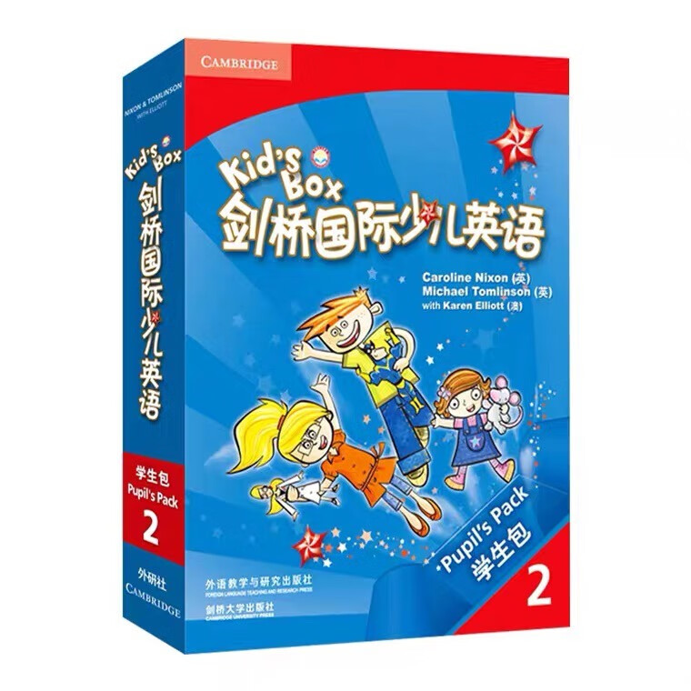 Kid\x27s Box剑桥国际少儿英语2学生包 外研社二册点读版