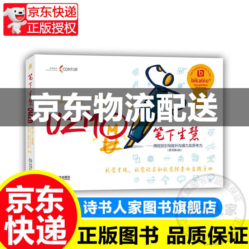 【旗舰店】笔下生慧 用视觉引导提升沟通力及思考力（原书第6版）