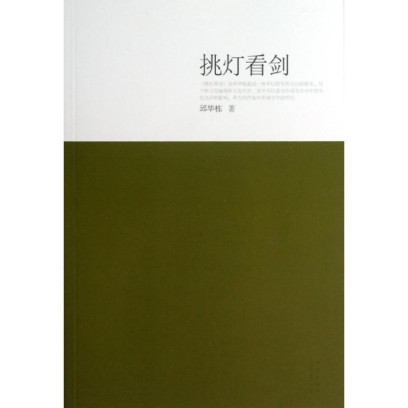 挑灯看剑 邱华栋 著