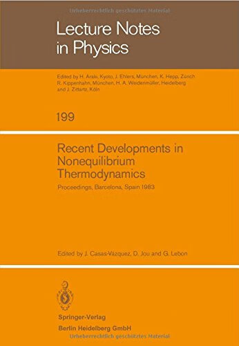 Recent Developments in Nonequilibrium Thermodynamics