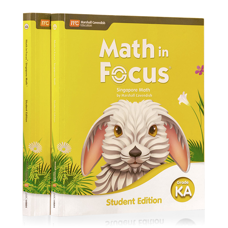 【中图原版】新加坡数学 K级别 MATH IN FOCUS KA-KB 2册 新加坡MC教育出版集团