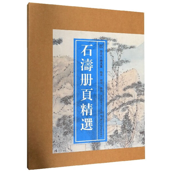 石涛册页精选 精選石濤所繪册頁小品全110幅石涛山水画集画册高清临摹范本花卉人物画 国画大师作品集历代