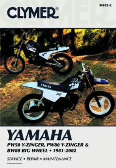 Yamaha PW50 Y-Zinger, PW80 Y-Zinger and BW80 Big Wheel 81-02