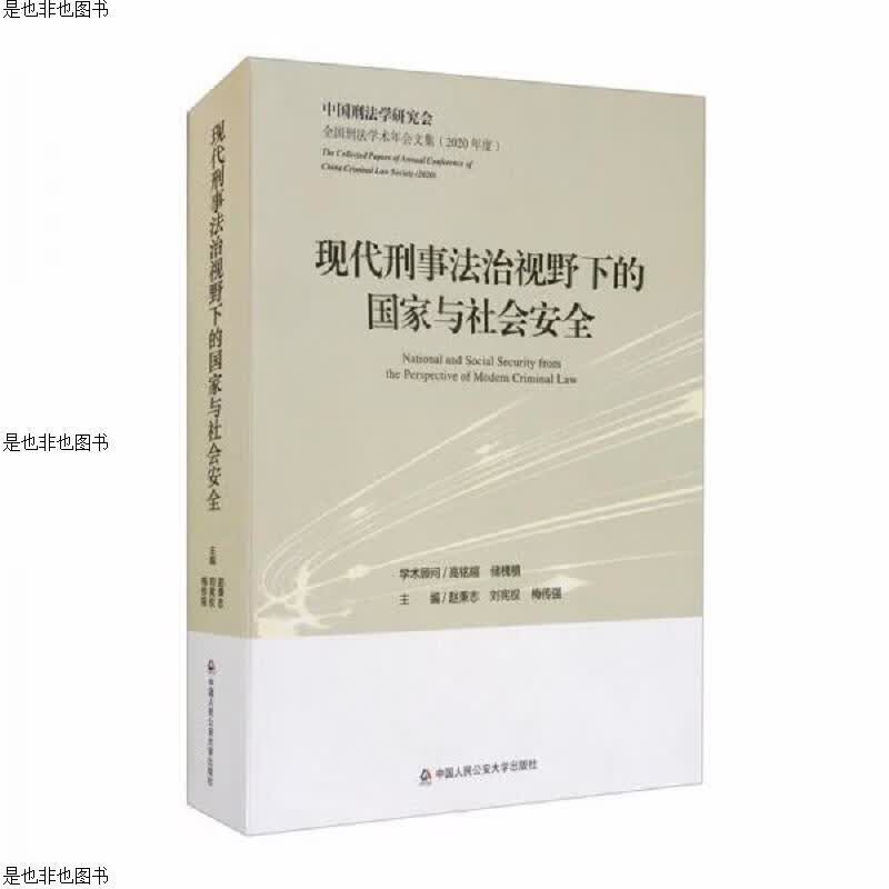 现代刑事法治视野下的国家与社会安全