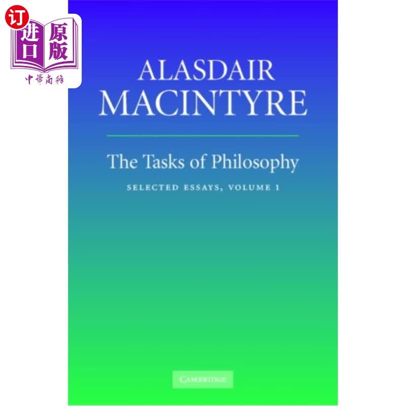 海外直订Tasks of Philosophy: Volume 1 哲学任务卷一