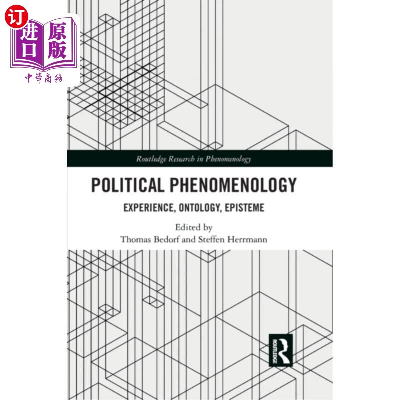 海外直订Political Phenomenology 政治现象学