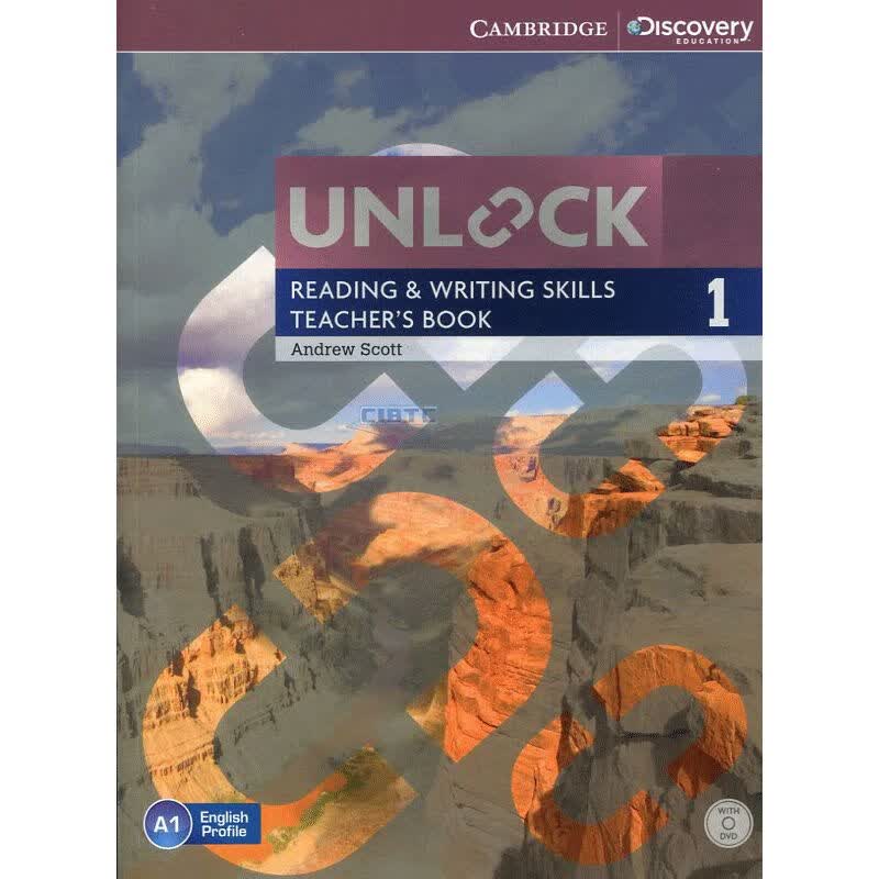 版 剑桥 Unlock Level 1 读写 教师用书带 DVD