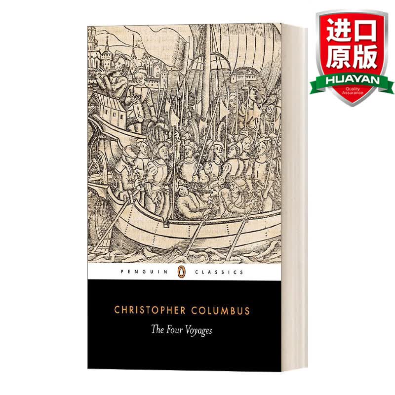 The Four Voyages of Christopher Columbus 英文原版 哥伦布的四次航行 黑经典 英文版 进口英语原版书籍