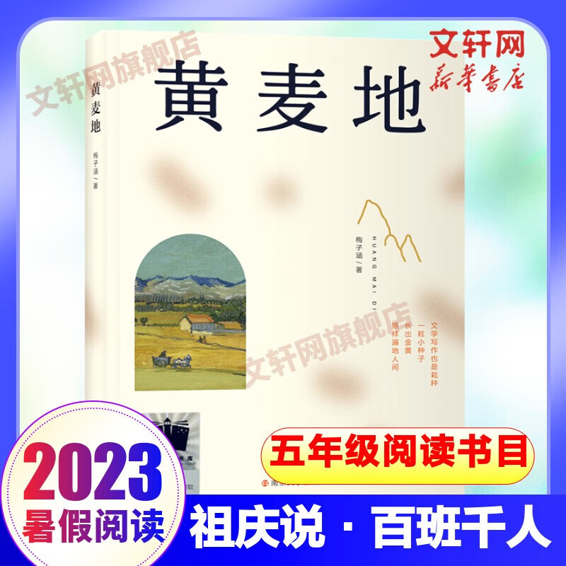 【现货速发 多册自选】2023年祖庆说百班千人五年级 全国小学生暑假阅读课外书 黄麦地+奶奶的拇指盾牌+三千年字与词+亮一盏灯+奇特物种+永远讲不完的童话+中国寓言+最后一个讲故事的人 【单本】黄麦地